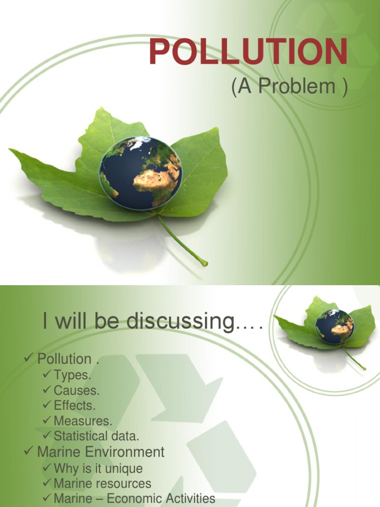 Introduction To Pollution | PDF | Water Pollution | Pollution