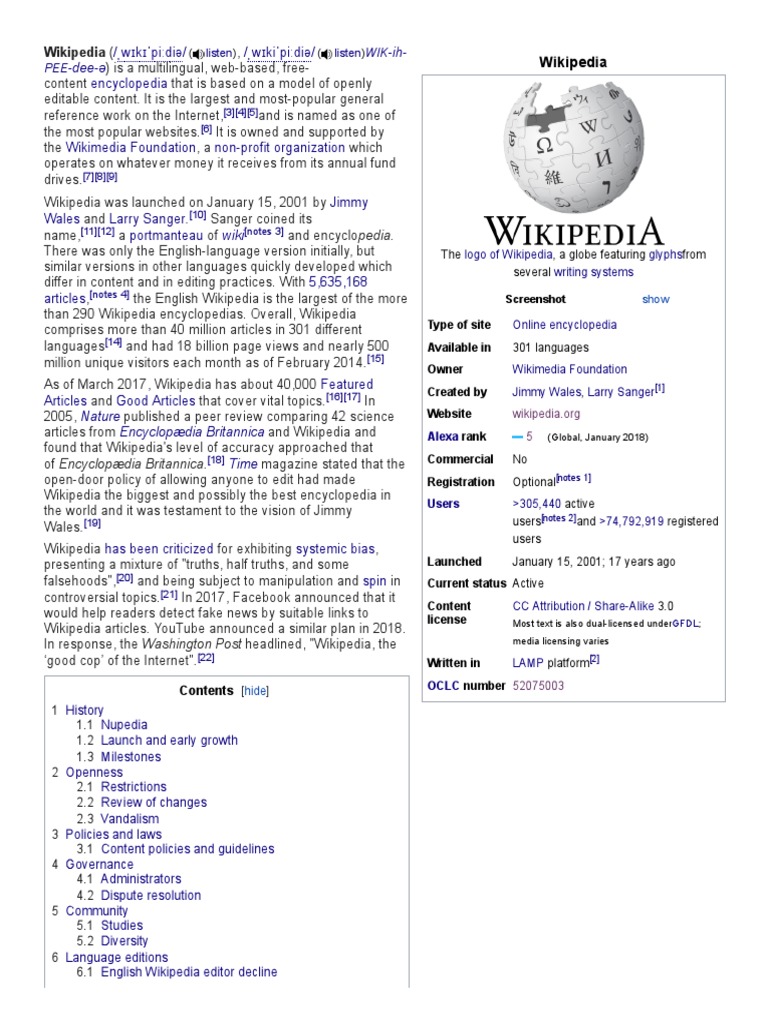 An In-Depth Look at Wikipedia: The Largest and Most Popular Online ...