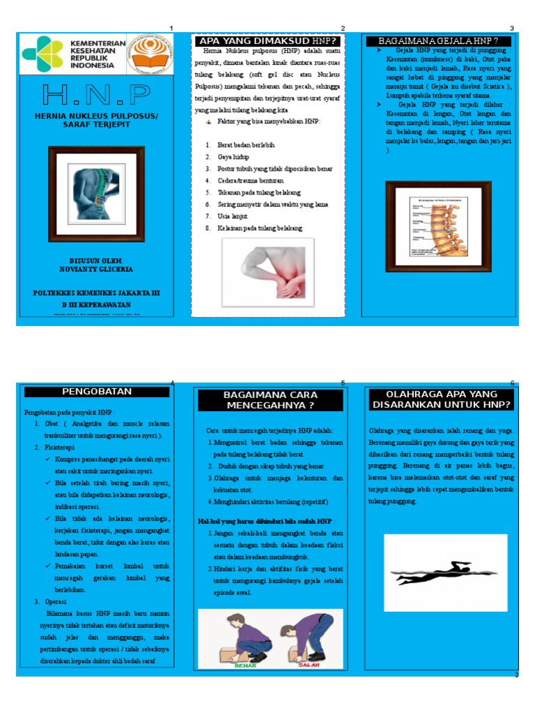 Penyakit HNP: Gejala dan Pengobatan | PDF