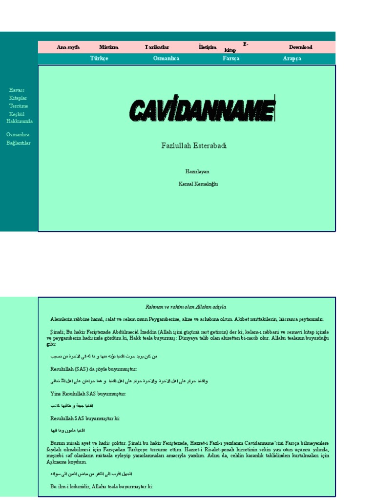 Cavidan Name | PDF
