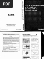 00 CASIO QuickStartGuide Fx-CG50 Function Keys and Icons | PDF | Equations | Icon (Computing)