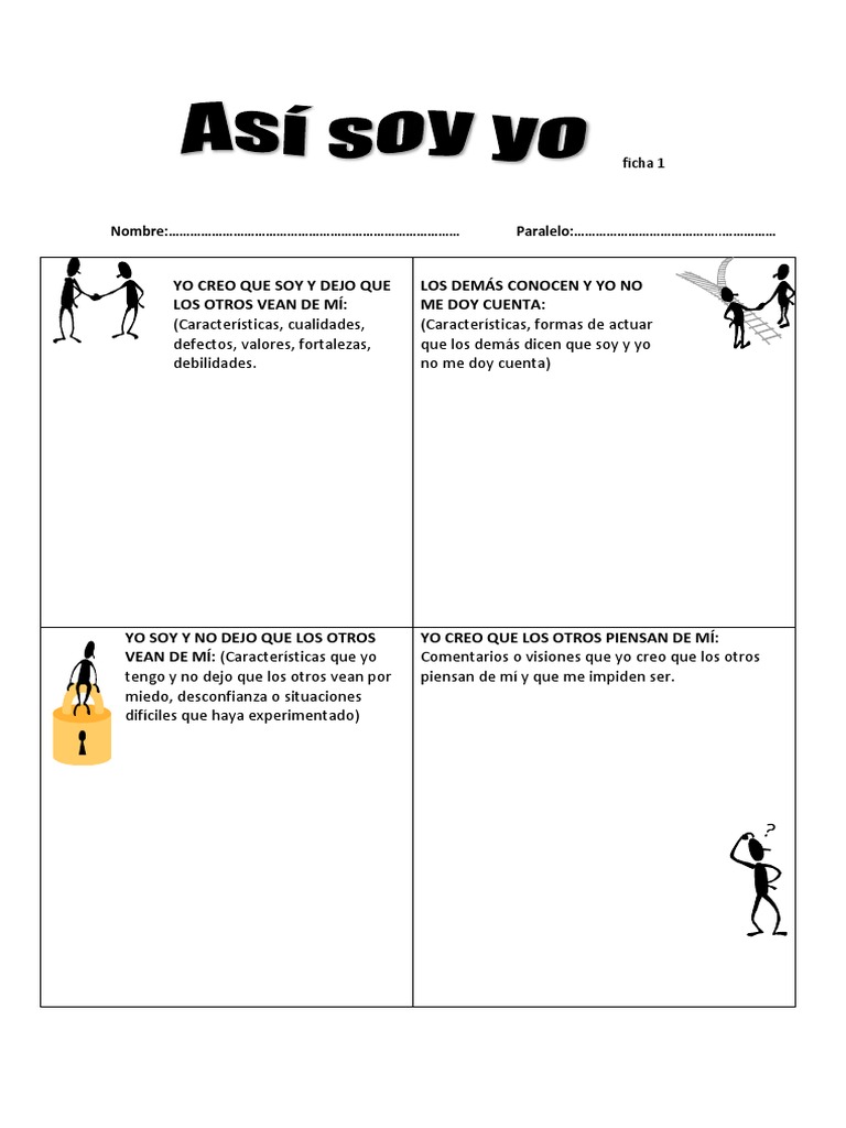 Ficha N°1 - ASI SOY YO | PDF