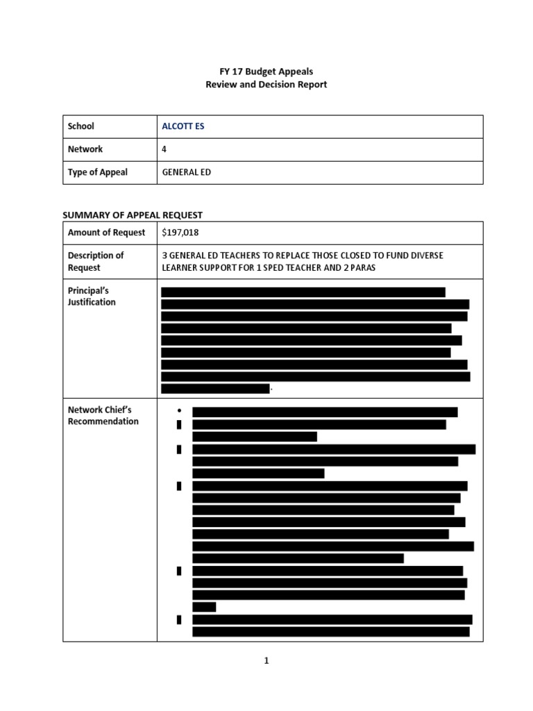 Redacted CPS Documents | PDF | Individualized Education Program | Budget