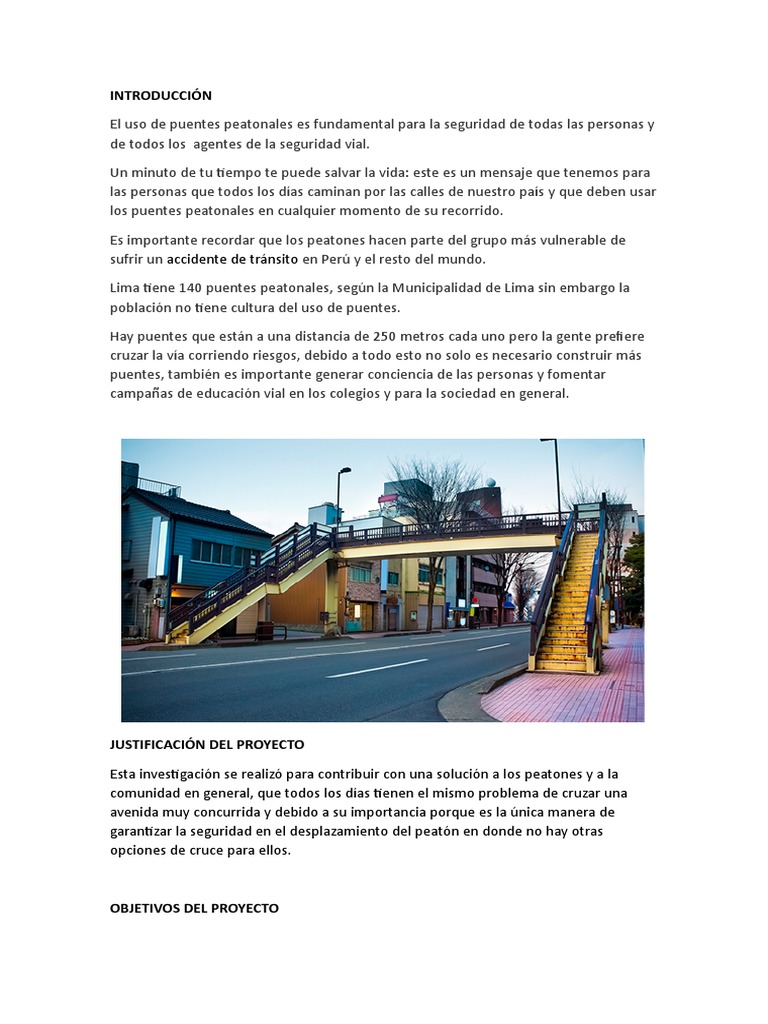 Diseño De Puentes Peatonales Pdf Puente Peatonal