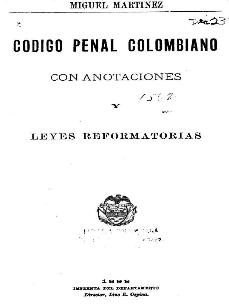 Codigo-Penal-1890-pdf | Ley Pública | Crimen y violencia