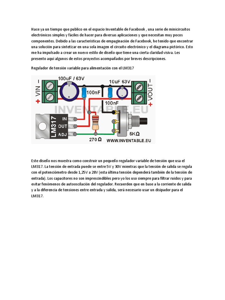 6 Mini Proyectos de Electronica | Descargar gratis PDF | Relé | Mosfet
