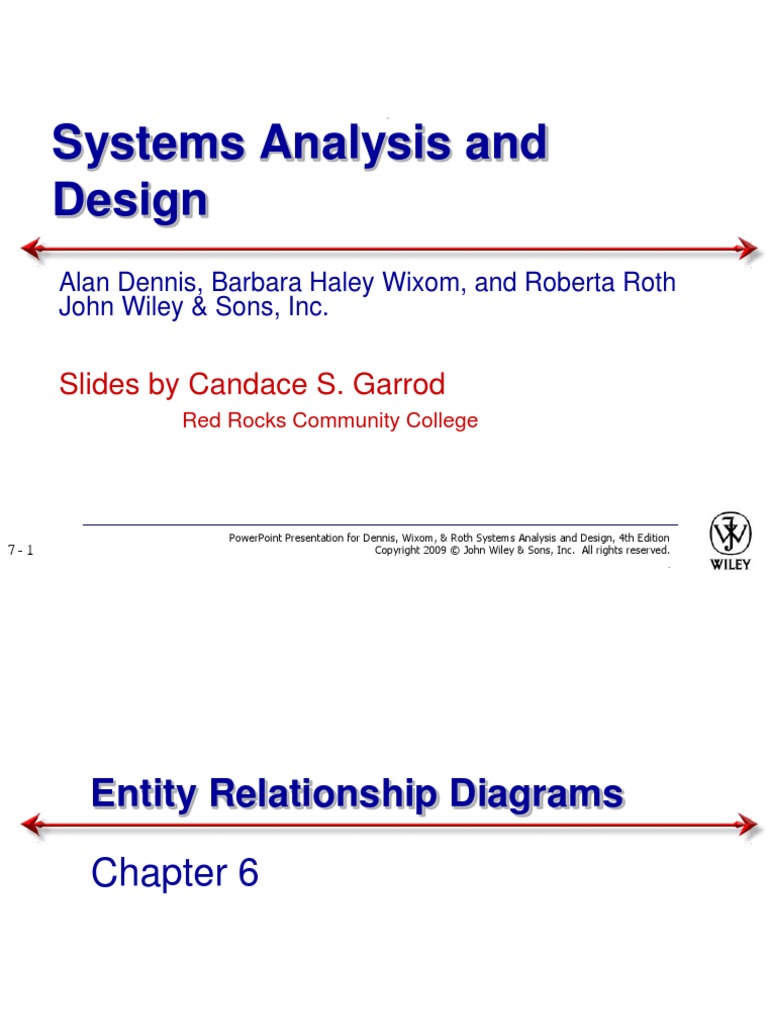 Ch06 - ER Diagram | PDF | Data Model | Identifier