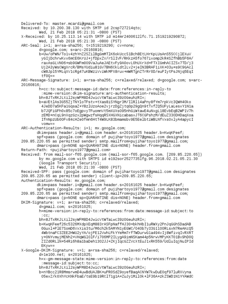 Original MSG | PDF | Authentication | Information Technology