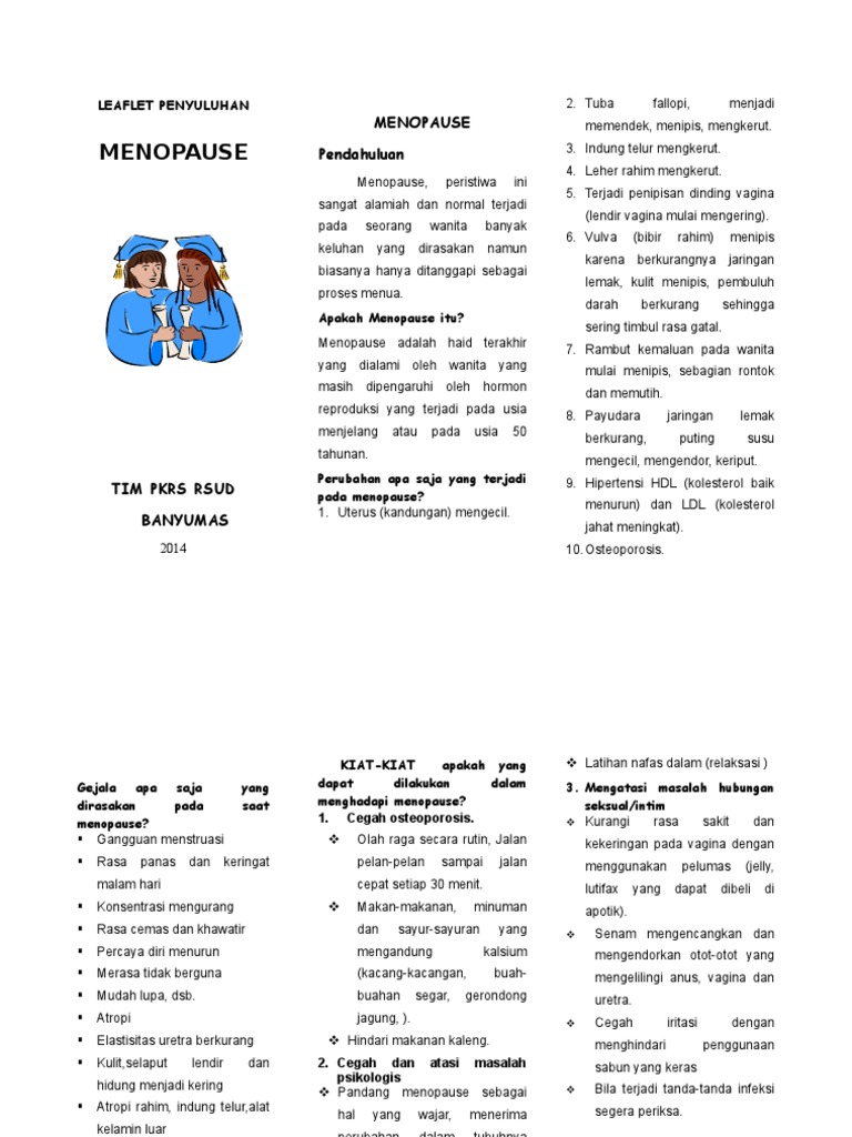 Leaflet Menopause | PDF