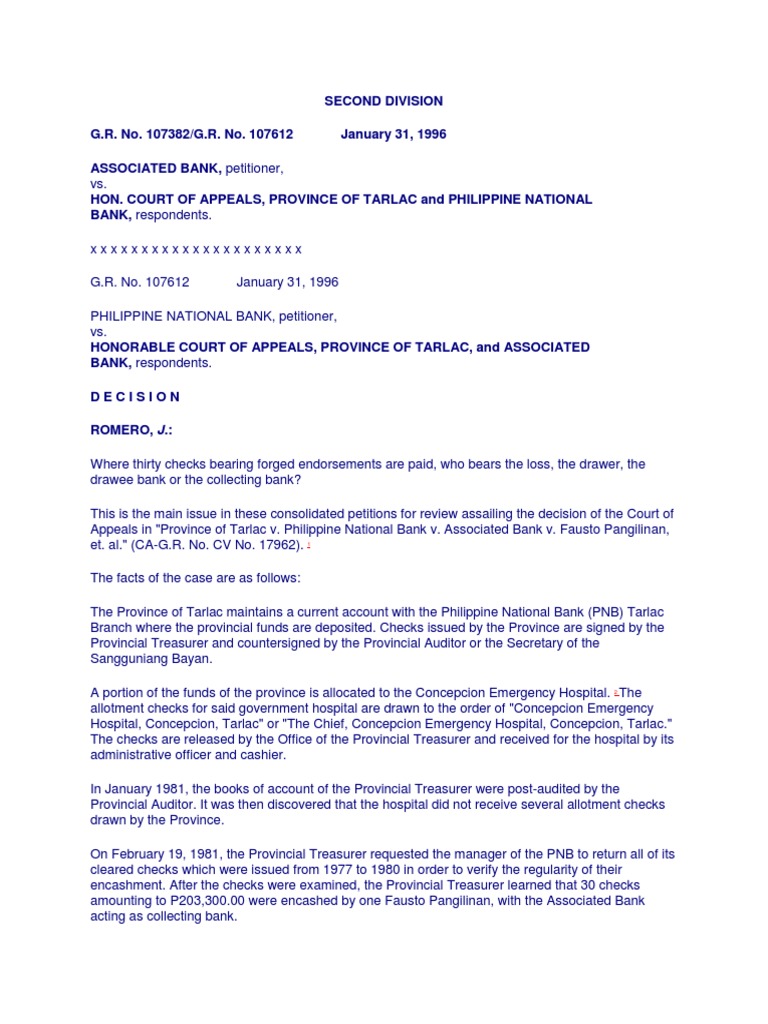 Full Cases in Nego (Exam Coverage) | PDF | Forgery | Cheque