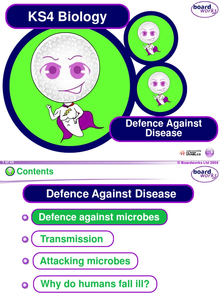 KS4 Biology: Defence Against Disease | PDF | Transmission (Medicine ...
