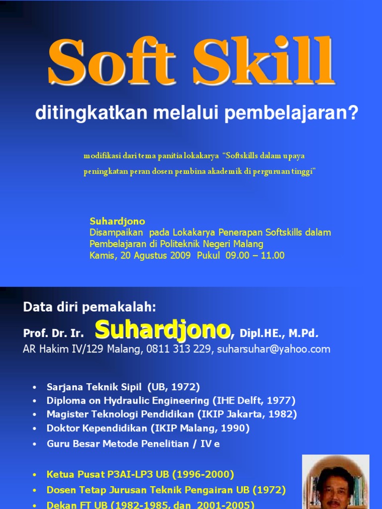Presentasi Soft Skill | PDF | Karier & Perkembangan