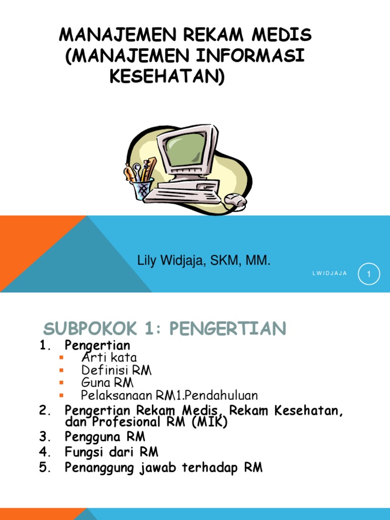 Pengertian Rekam Medis | PDF | Pengembangan Diri | Kesehatan Holistik