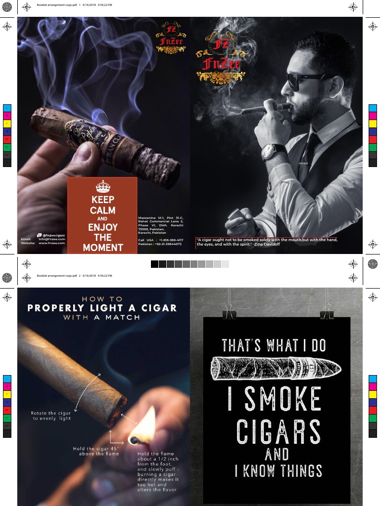 FnZee Cigars - Know Your Cigar Booklet | PDF | Cigar | Herbal And ...