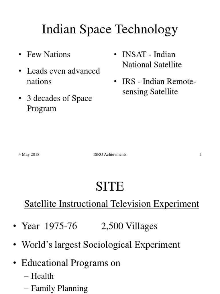 2 ISRO Achievements | PDF | Satellite | Spacecraft