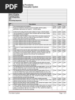Fire Alarm Cause & Effect Matrix | PDF | Fire Sprinkler System | Fires