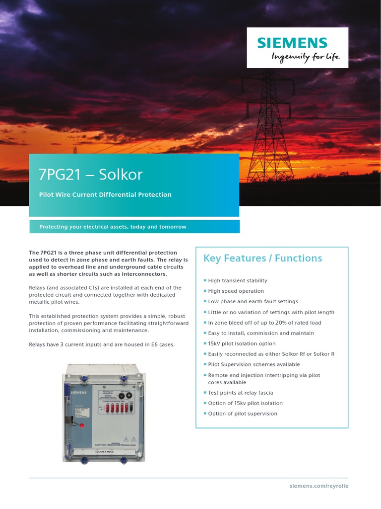 Solkar Diffrential Flyer PDF | PDF | Relay | Electrical Equipment