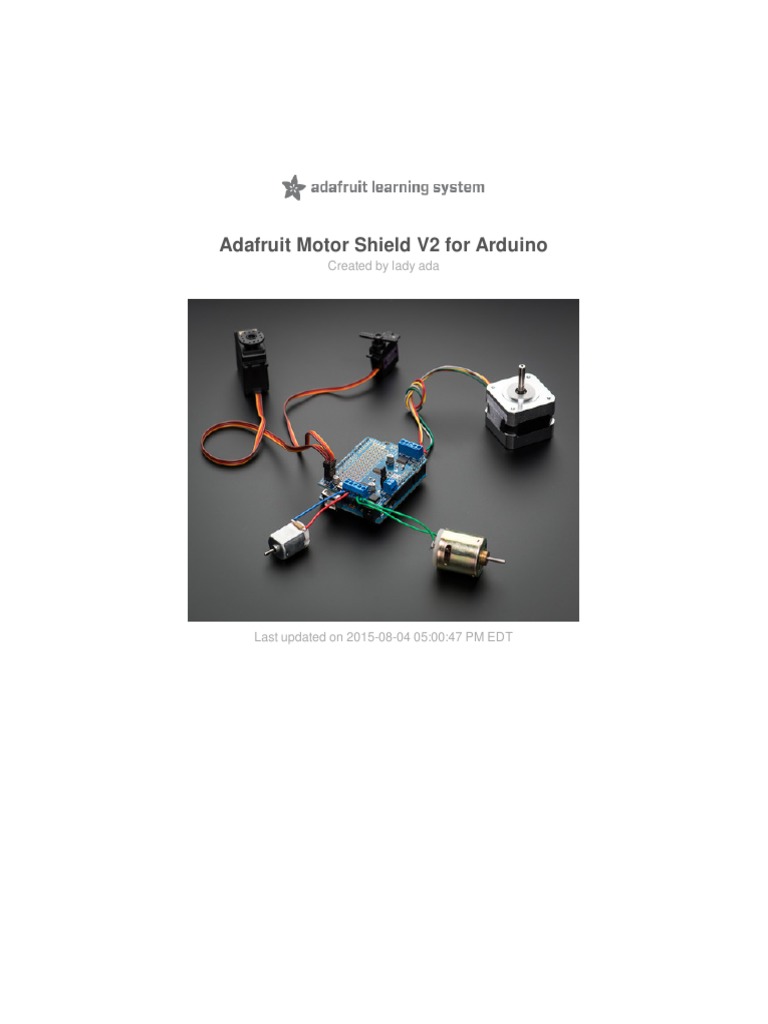 Adafruit Motor Shield V2 For Arduino Pdf Arduino Parameter 4718