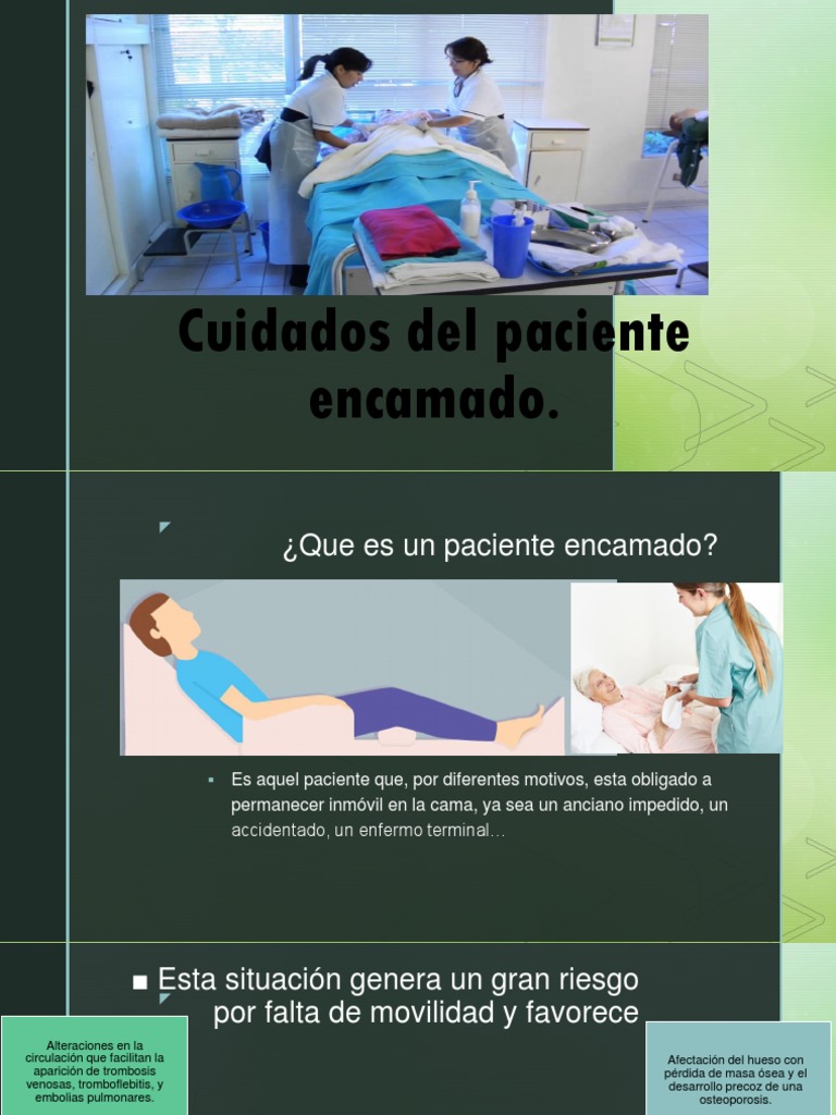 Cuidados Del Paciente Encamado | PDF | Hueso | Trombo