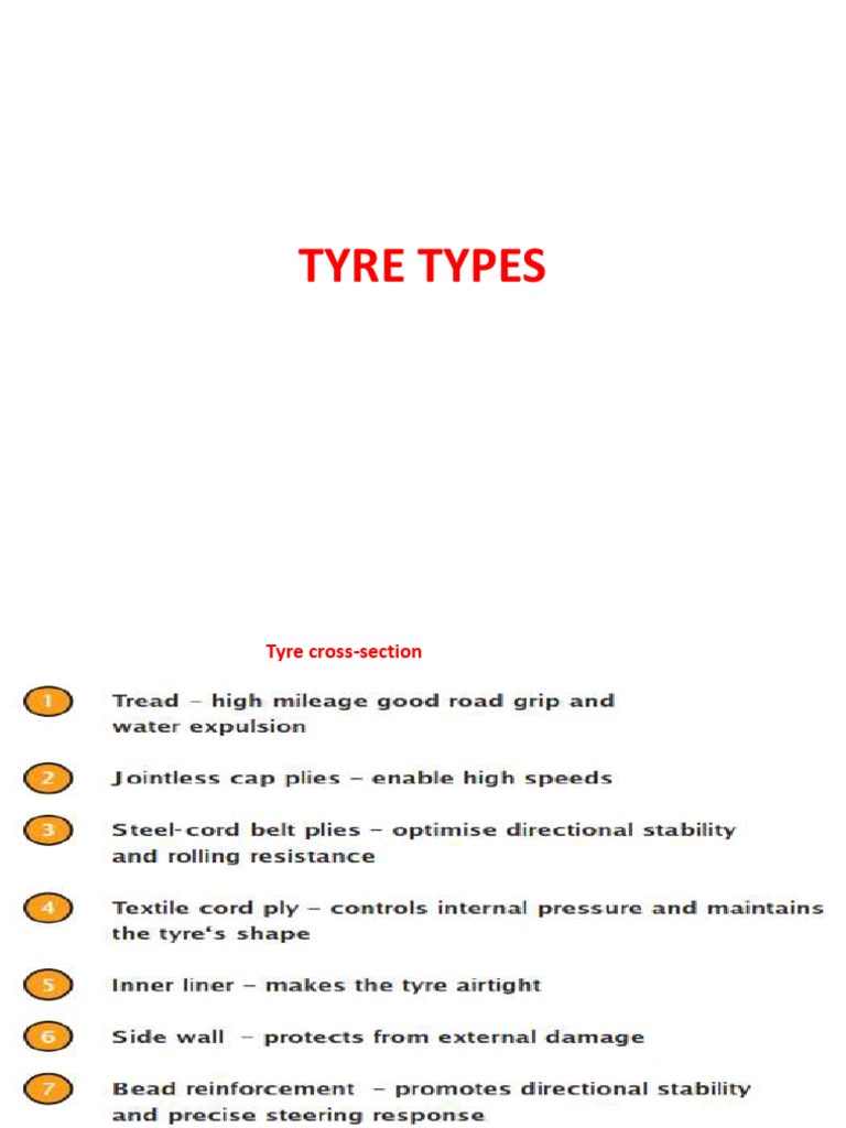 3 Tyre Types 160217043028 | PDF | Tire | Motor Vehicle