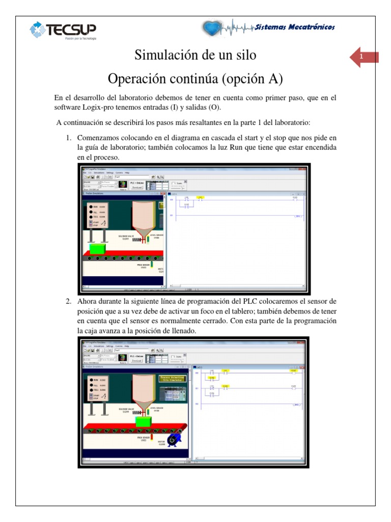 Simulación de Un Silo Lab 3 | PDF | Informática y tecnología de la ...