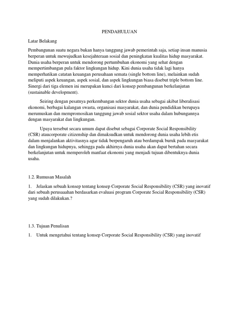 CSR PT - Indofood | PDF