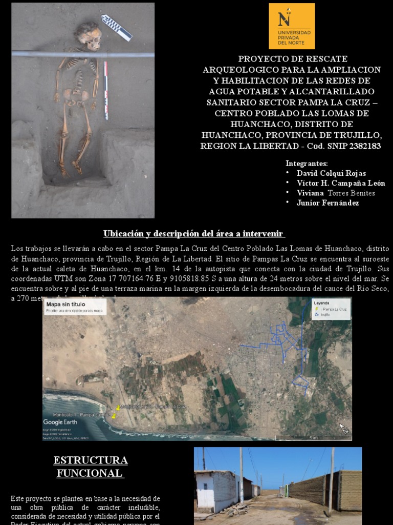 Rescate Arqueológico en Huanchaco | PDF | Alcantarillado | Saneamiento