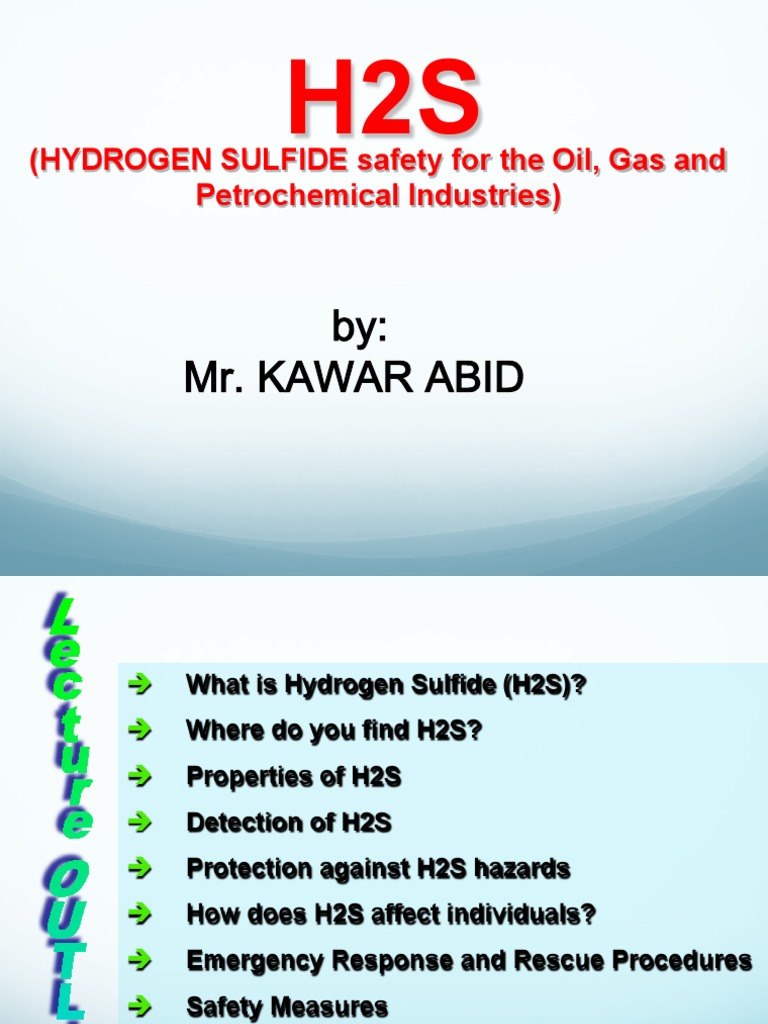 Hydrogen Sulfide (h2s) Gas Safety | Natural Gas | Petroleum