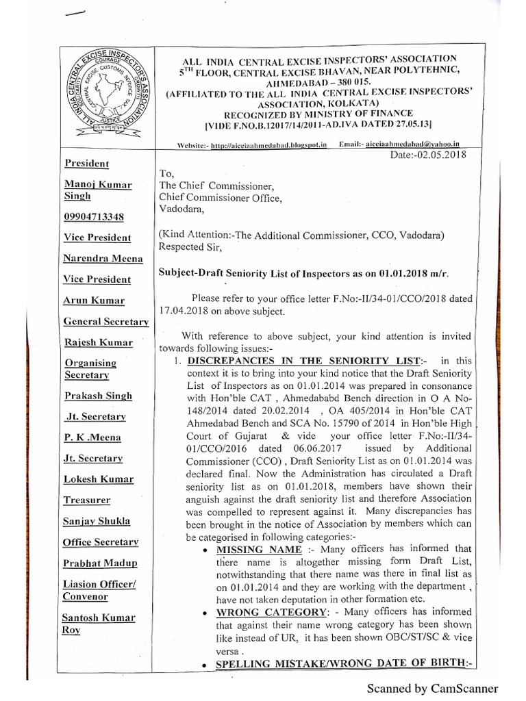 Association Letter | PDF