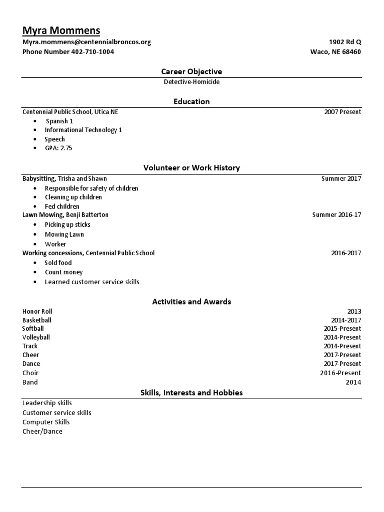 Mommens Myra Resume | PDF
