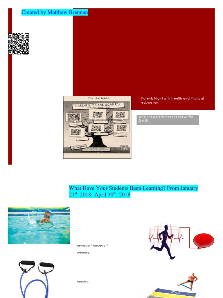 Parents Night: Health & PE Overview | PDF | Behavior Modification ...