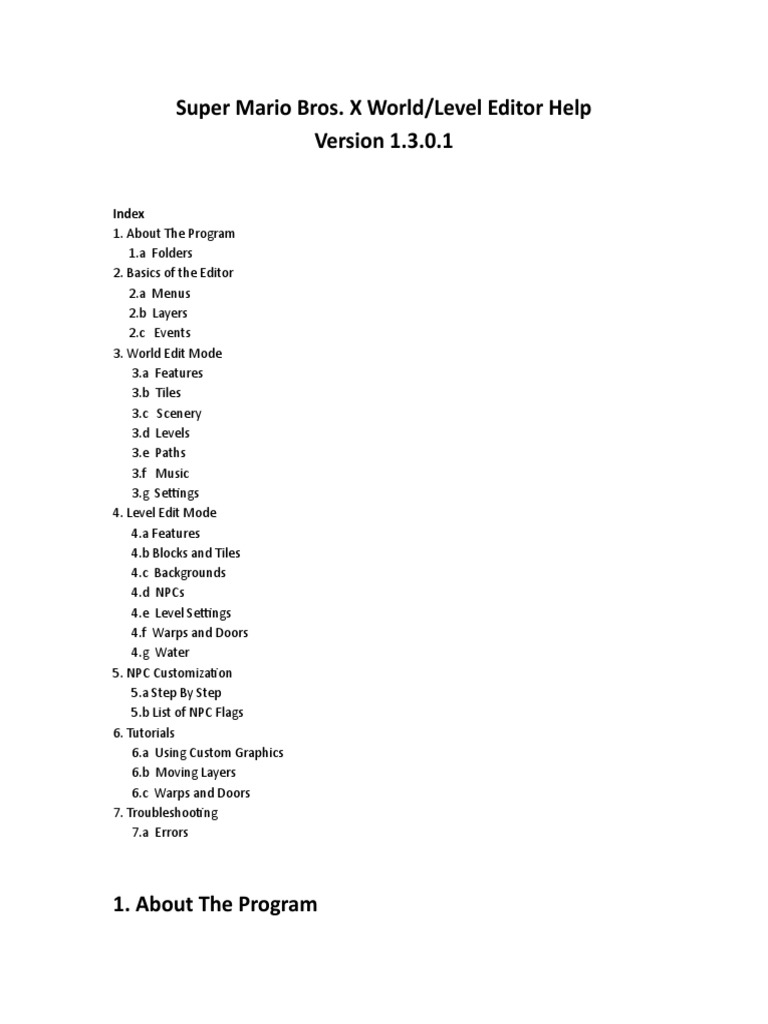 A Comprehensive Guide to Using the Super Mario Bros. X World/Level ...