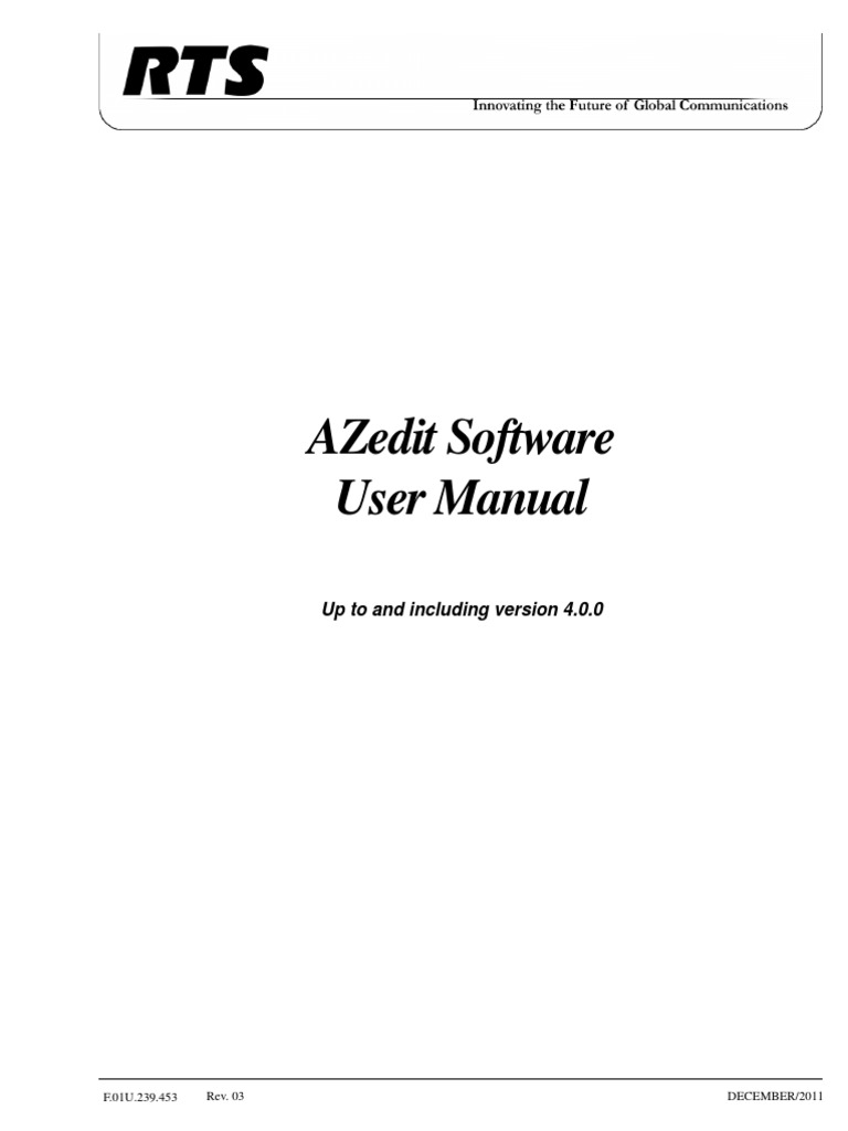 Azedit Manual | PDF | Security Alarm | Microsoft Windows