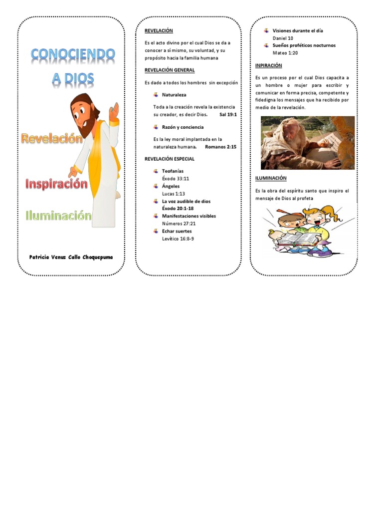 TRIPTICO FORMACIÓN | PDF | Dios | Creencia religiosa y doctrina