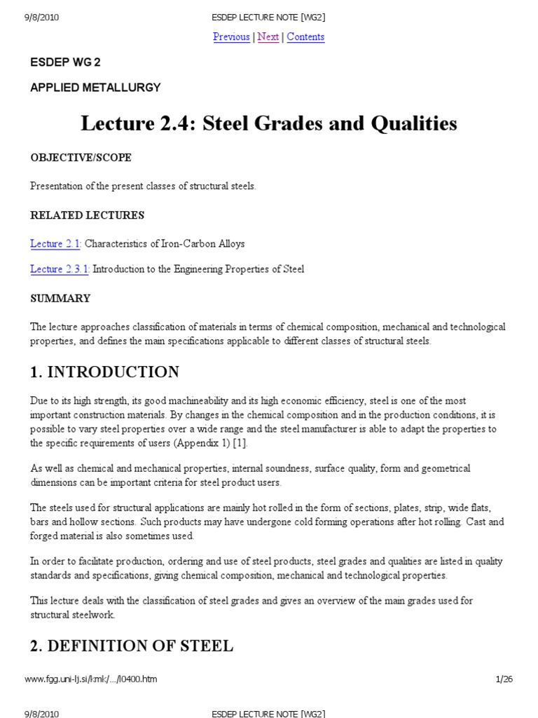 Esdep Lecture Note (Wg2) | PDF | Steel | Corrosion