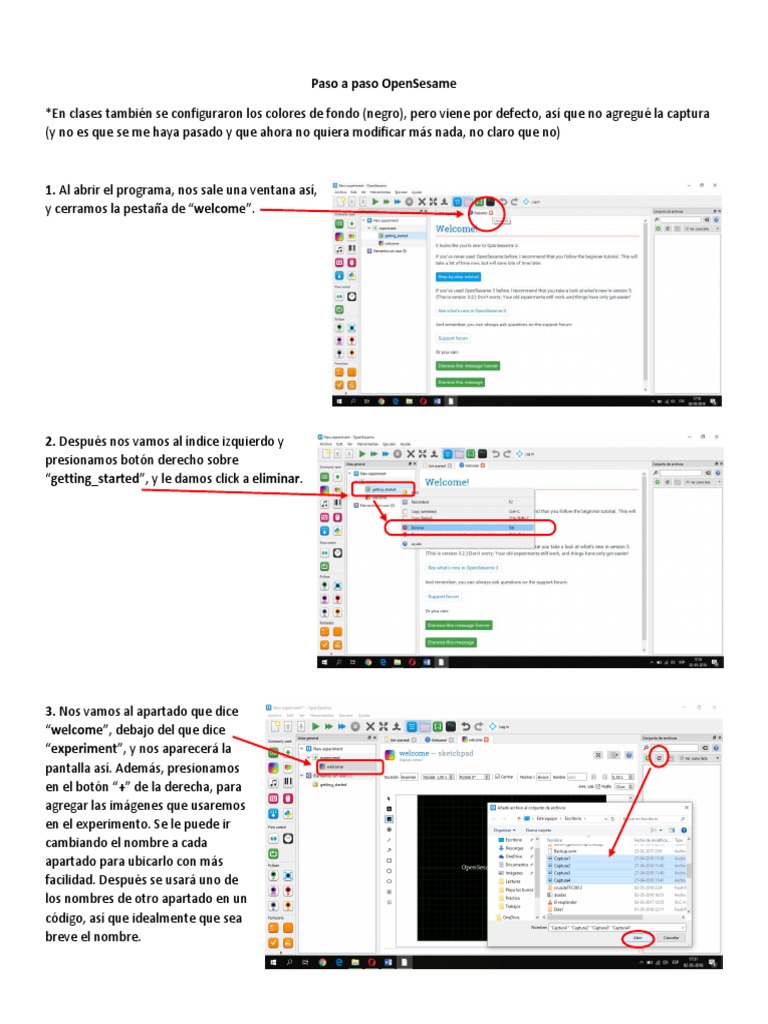 Paso A Paso OpenSesame | PDF | Comillas | Software
