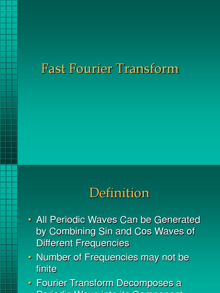Fast Fourier Transform | PDF | Discrete Fourier Transform | Harmonic ...