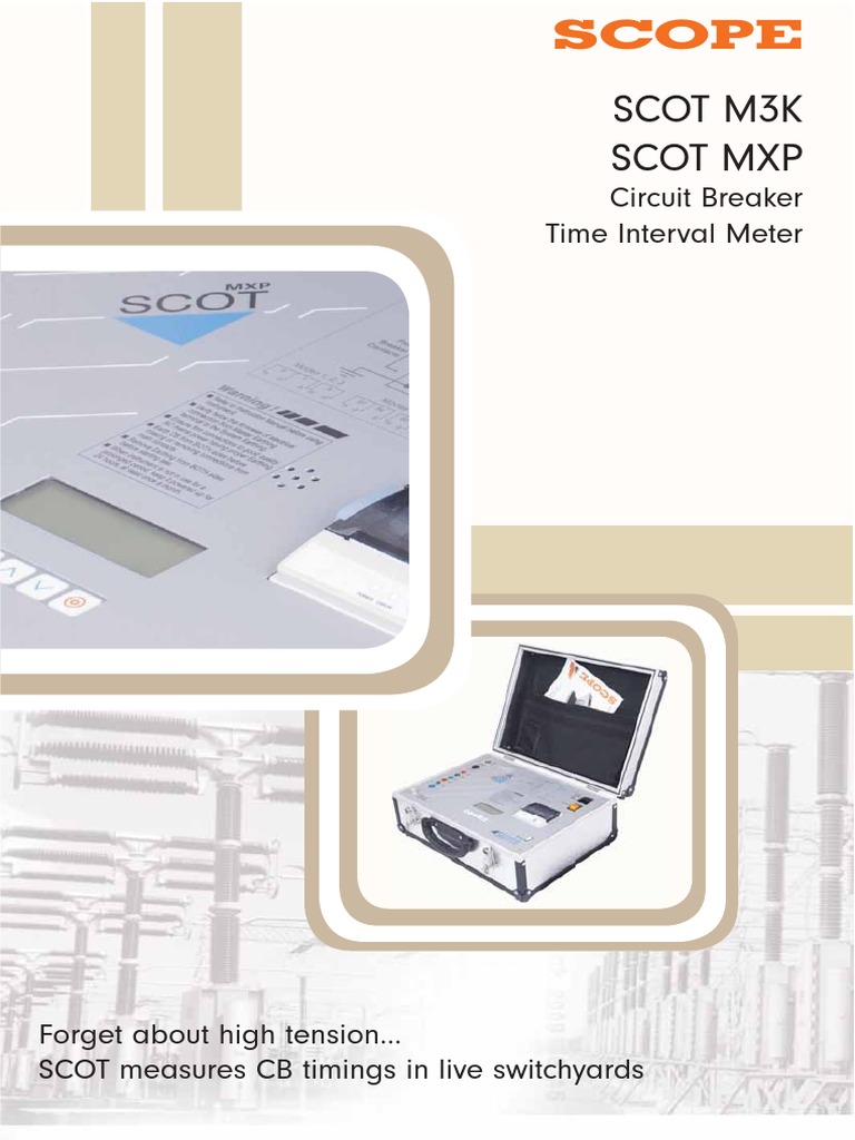Scot M3K Scot MXP: Circuit Breaker Time Interval Meter | PDF ...