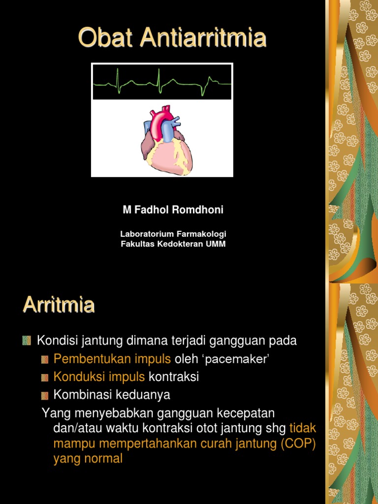 Classification and Mechanisms of Action of Antiarrhythmic Drugs | PDF ...