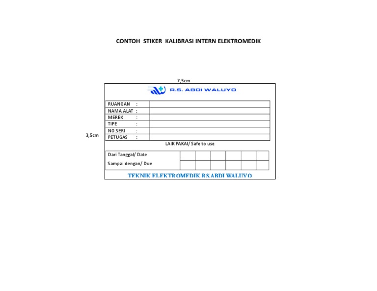 Cutting Stiker Kalibrasi | PDF