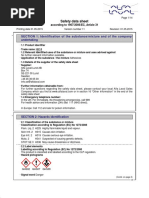Safety Data Sheet: Liebherr Hydraulic 37 | PDF | Dangerous Goods ...