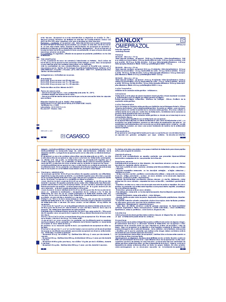 D0995 E 0321 04 Instrucción Danlox 2 | PDF | Drogas | Enfermedades y ...