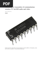 4 Channel Audio Splitter - Audio Distribution Amplifier 4558 ...