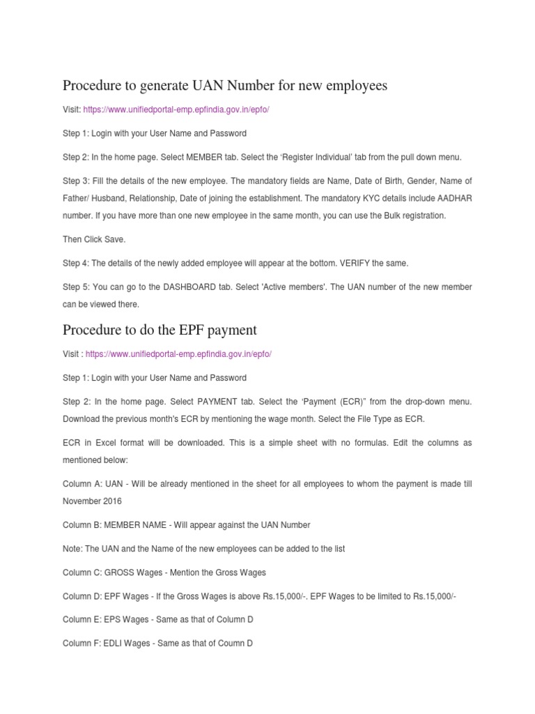 PF Memeber Creat Payments | PDF | Comma Separated Values | Software