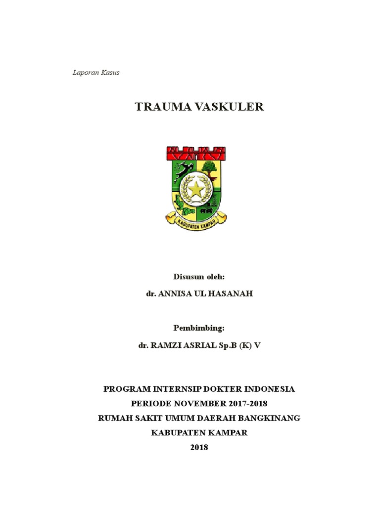 Case Trauma Vaskuler | PDF