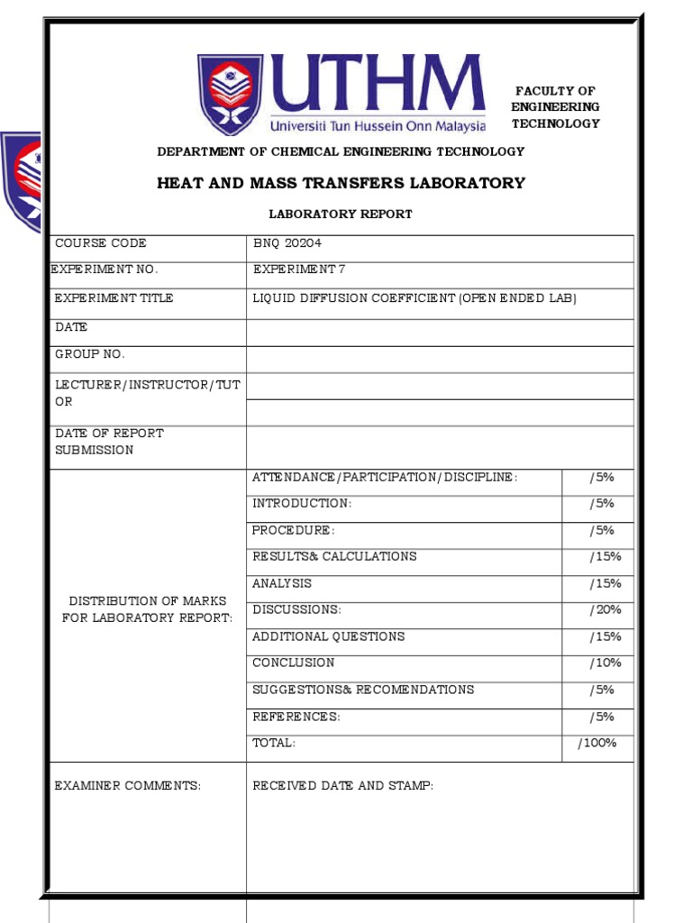 Liquid Diffusion Coefficient | PDF | Diffusion | Molar Concentration