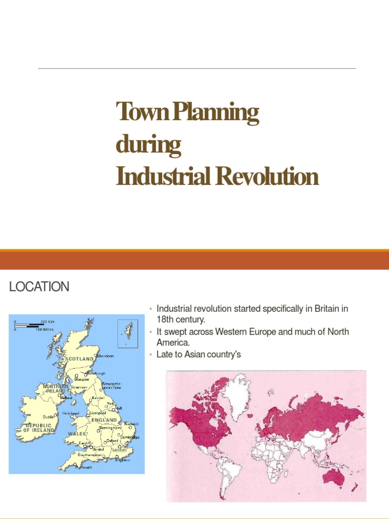 Townplanning During Industrial Revolution | PDF | Industrial Revolution ...