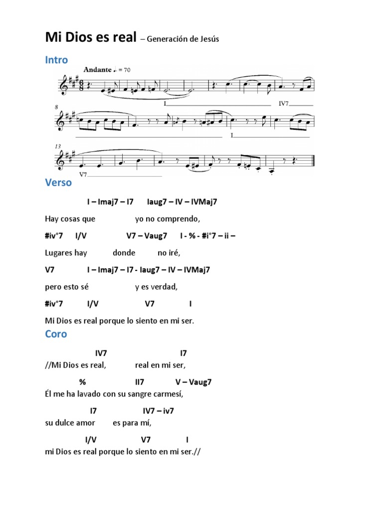 Mi Dios Es Real | PDF