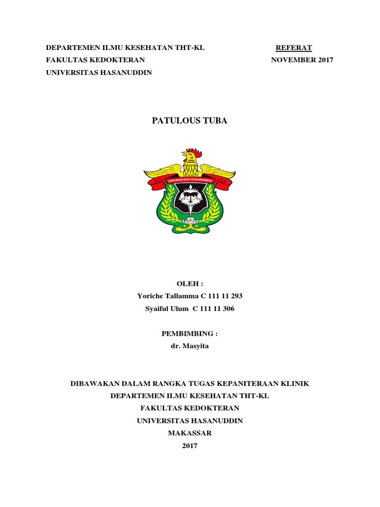 Referat Patulous Tuba | PDF