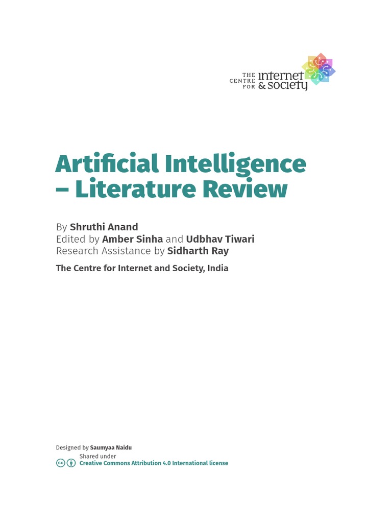 Artificial Intelligence- Literature Review | Artificial Intelligence | Technology